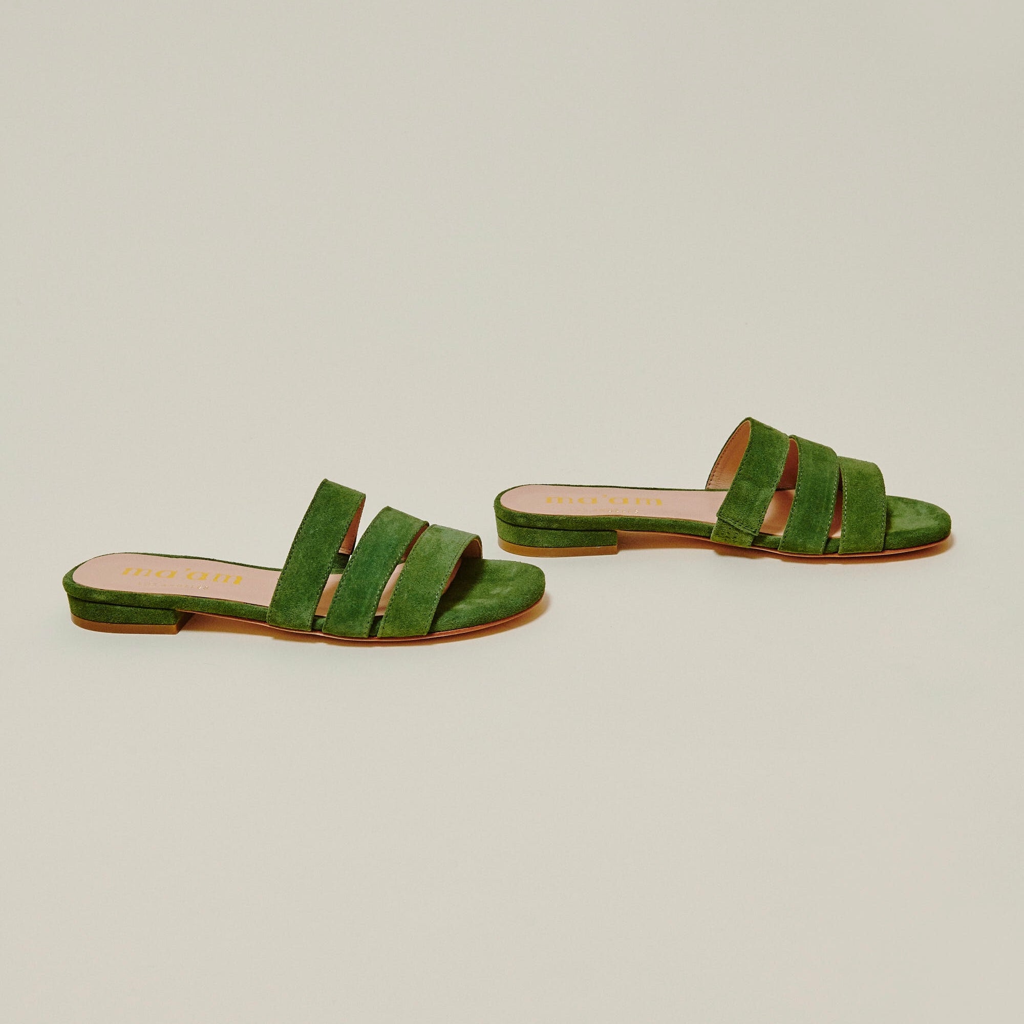 Green Leather Sandals | CJ Sandals | Ma'am Los Angeles