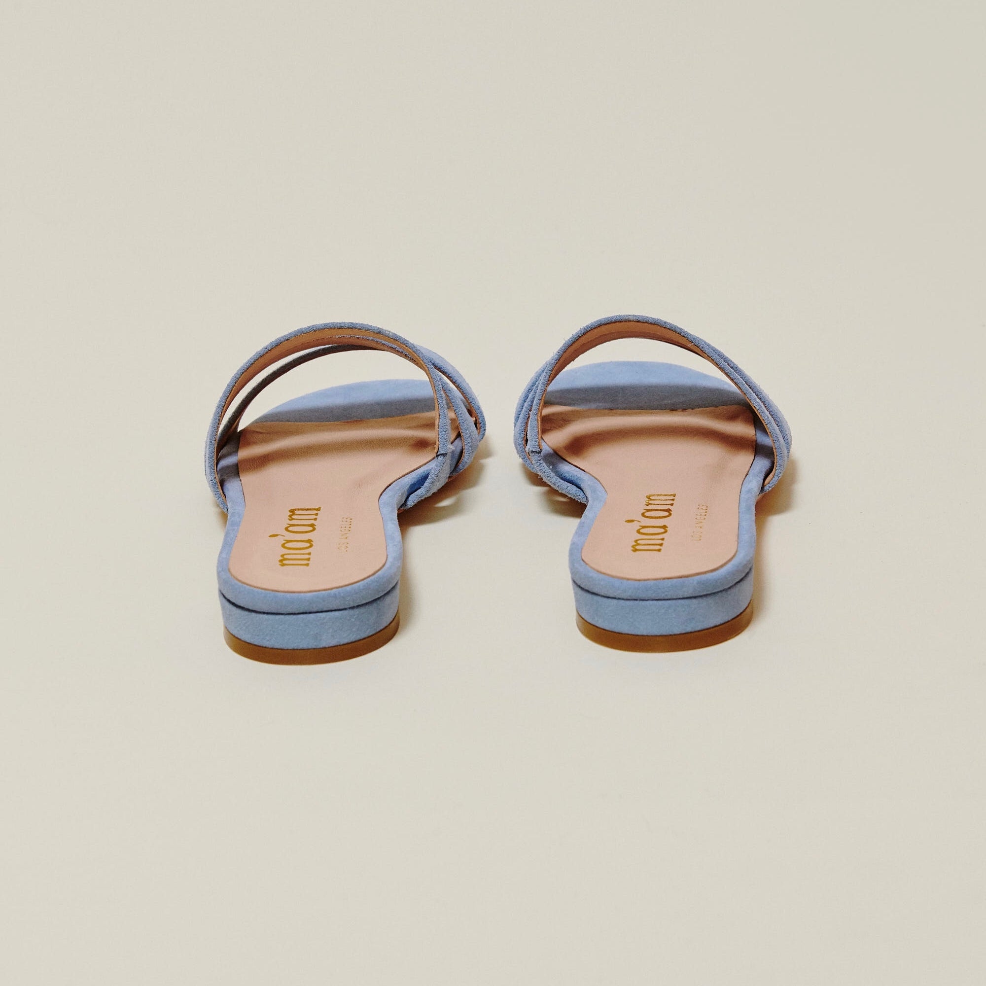 Sky Blue Leather Sandals | CJ Sandals | Ma'am Los Angeles